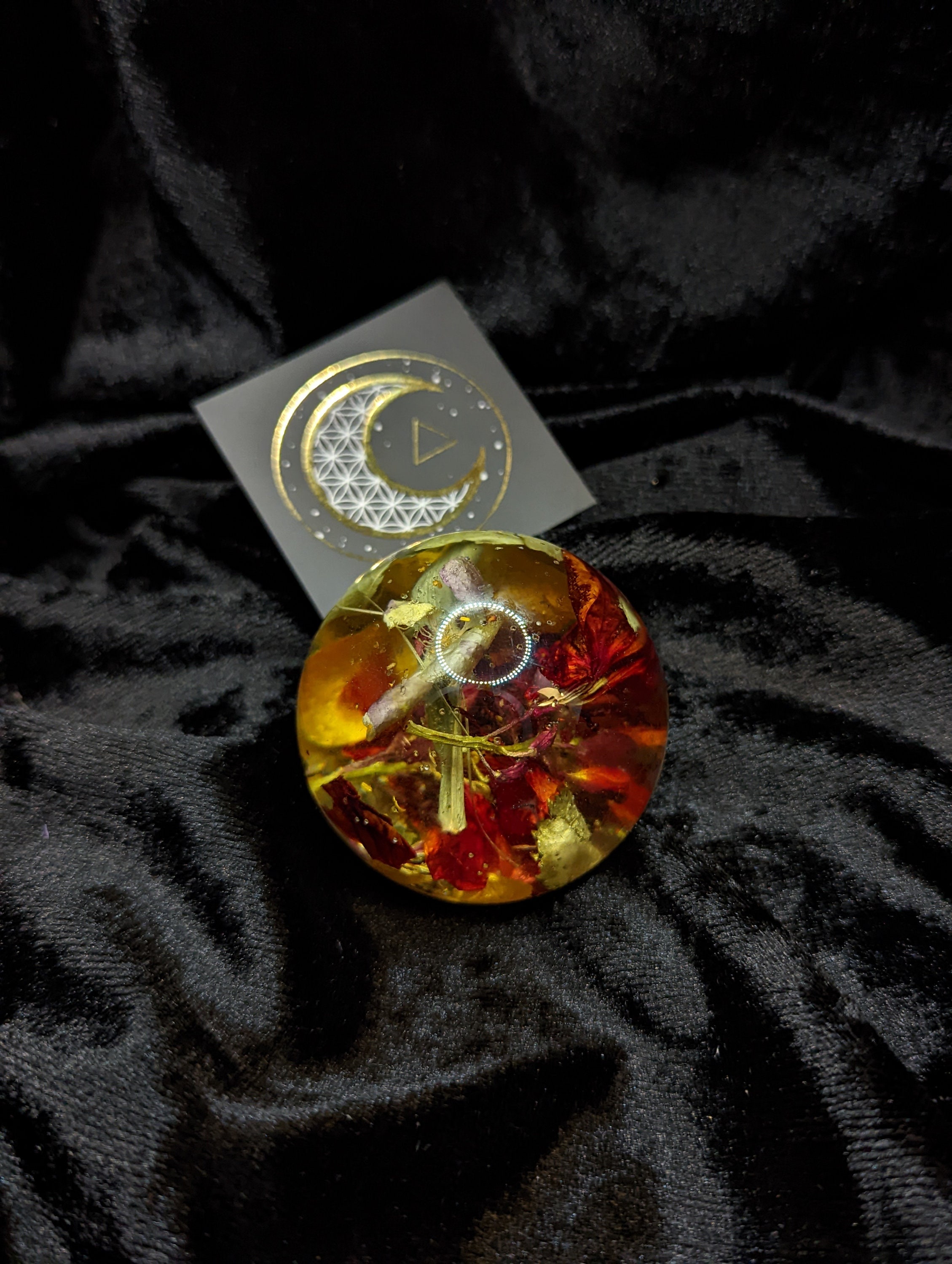 Large Paperweight Floral Paperweight Botanical Resin - Etsy