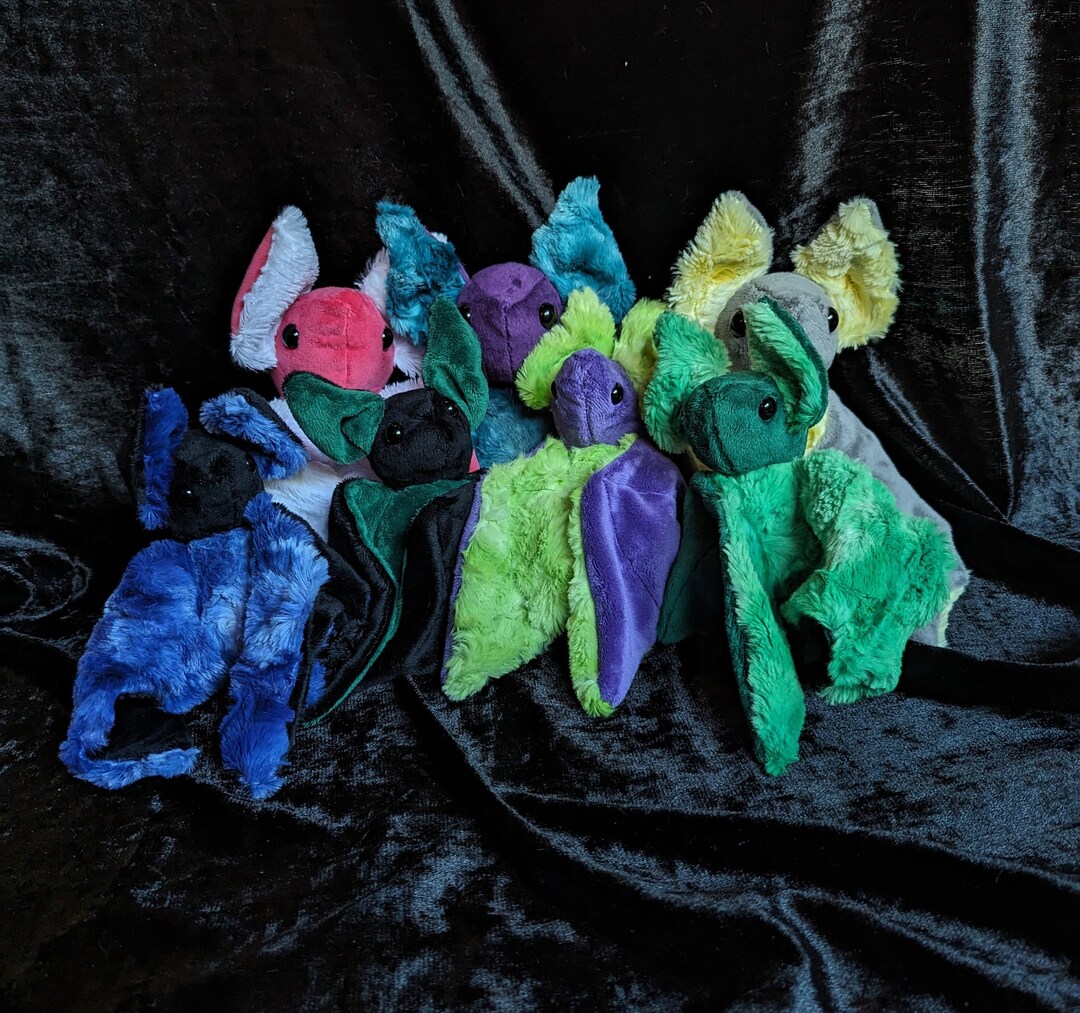 Bat Plushies, Soft Fluffy Bat Cuddles. - Etsy