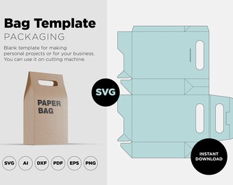 Party Favor Bag SVG, Box Template SVG, Gift Box SVG, Party Favour Box ...