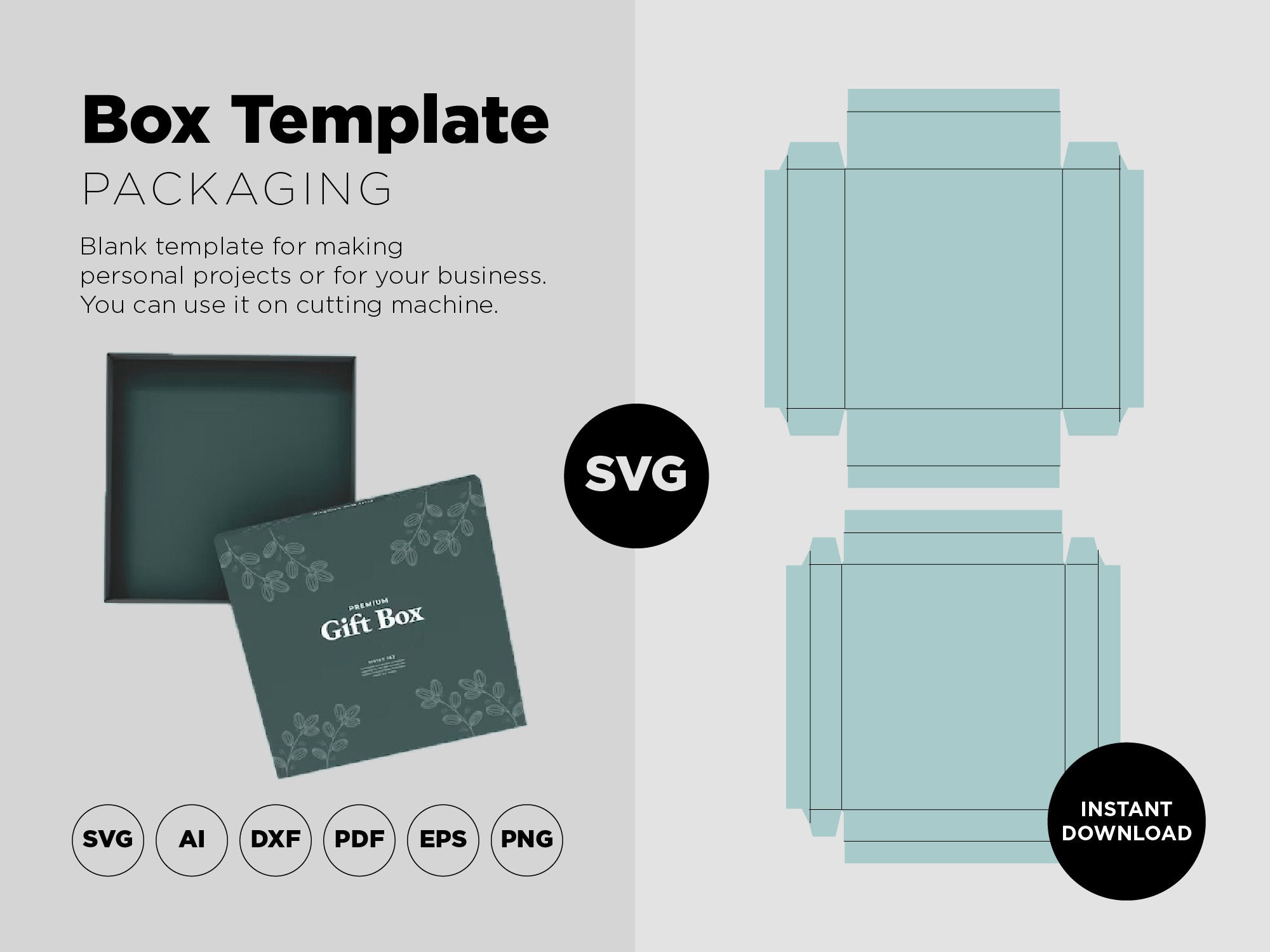 Gift Box Packaging Templates