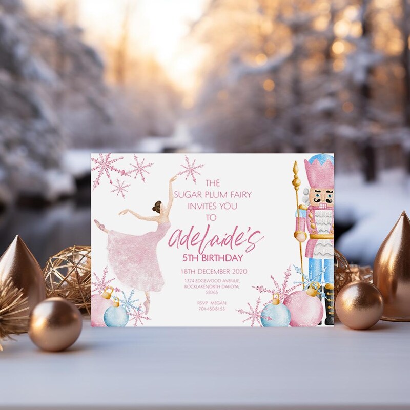 Nutcracker Invitation - Etsy