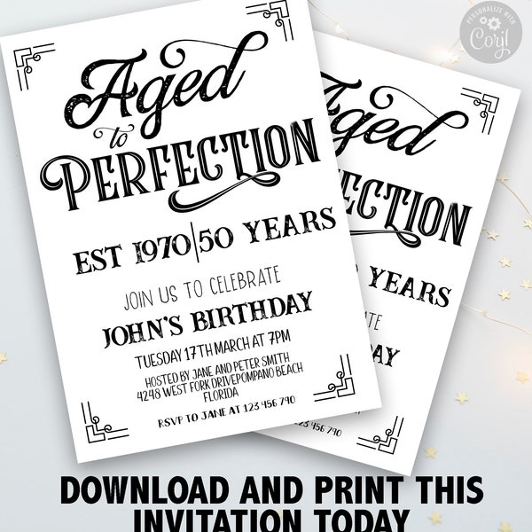 Aged to Perfection - Etsy