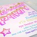 Slumber Party Birthday Invitation Princess Sleep Over Pyjama Party ...