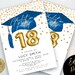 Graduation 18th Party Invitation Template Senior Graduation ...