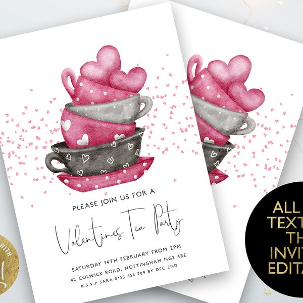 Valentines Tea Party - Etsy