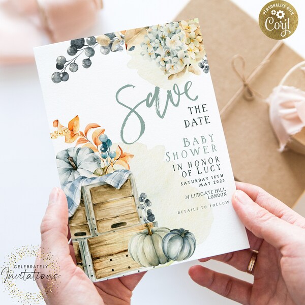 Autumn Save the Date - Etsy