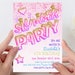 Slumber Party Birthday Invitation Princess Sleep Over Pyjama Party ...