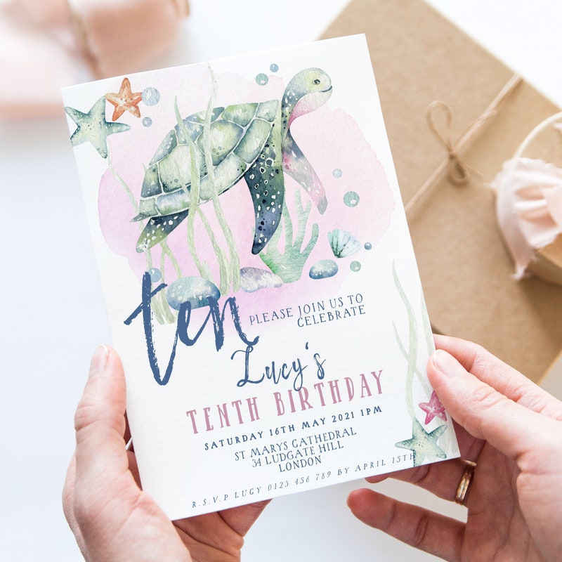 Sea Turtle Birthday - Etsy