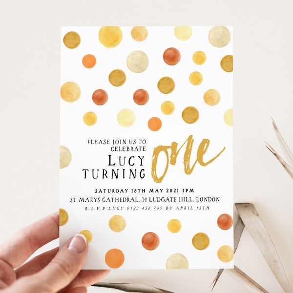 Polka Dot 1st - Etsy