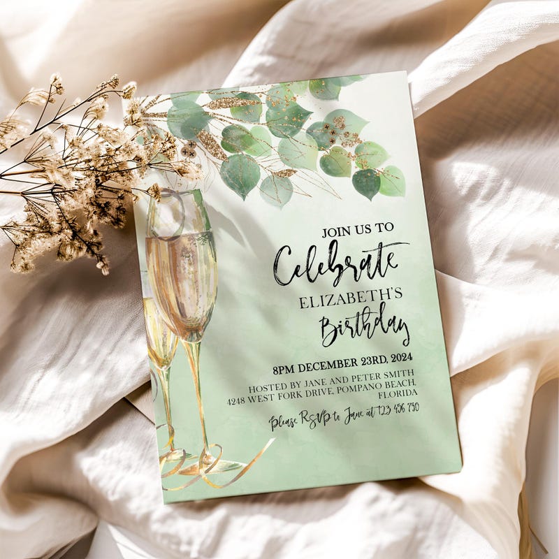 Champagne Party - Etsy