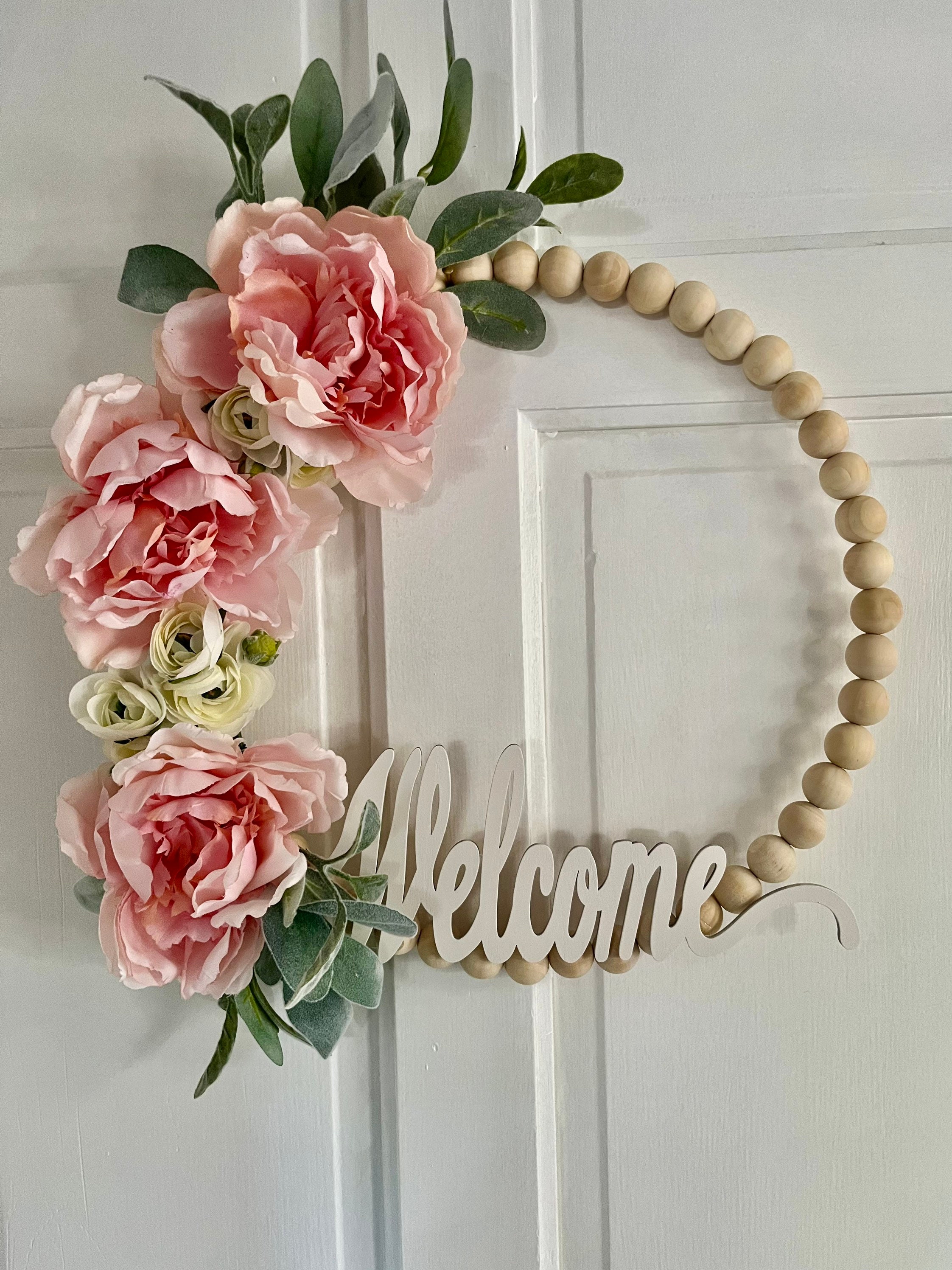 Boho Chic Spring Welcome Wreath - Etsy