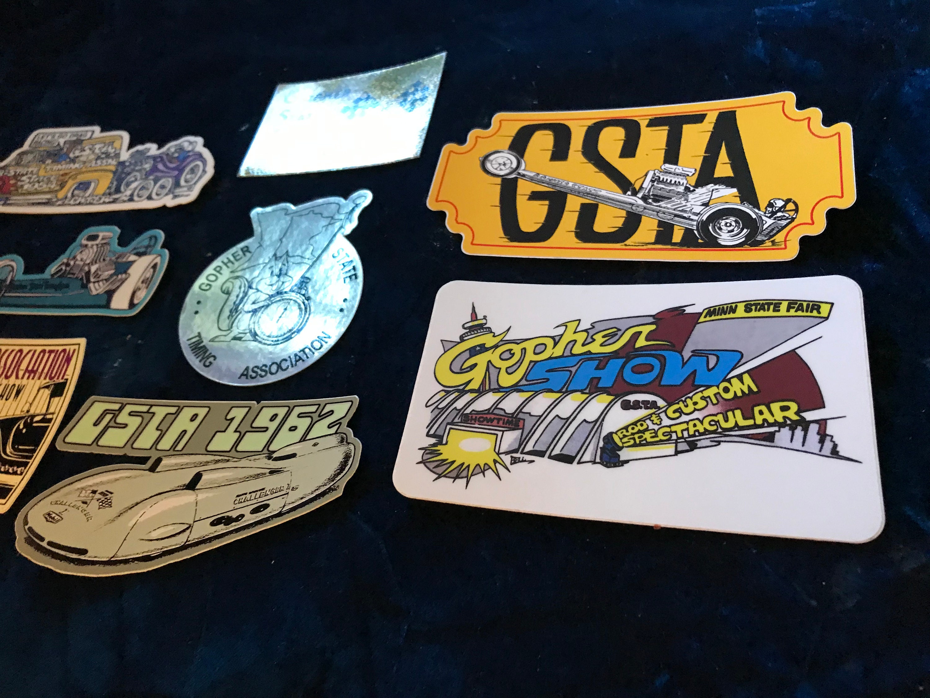 Deal Sticker Lot Bell Dragster Gopher State Timing Association Rod ...