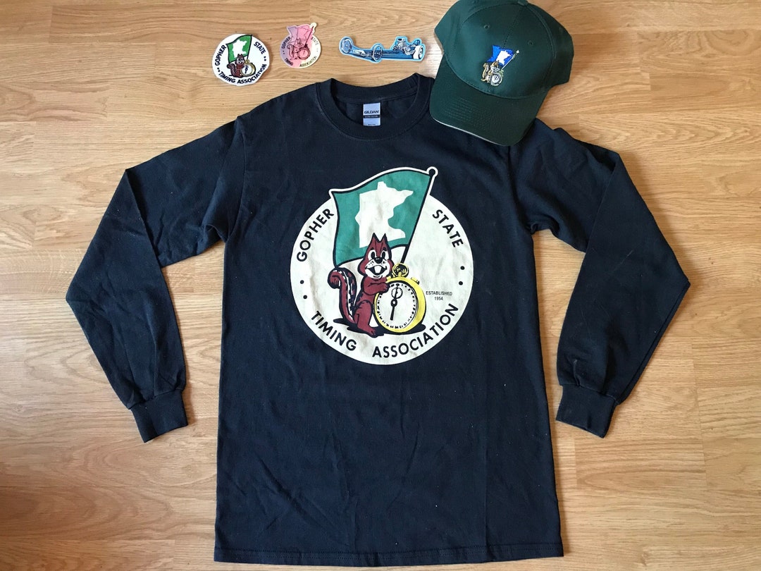 Deal Lot Pack Gopher State Timing Association Black Long Sleeve T-SHIRT ...
