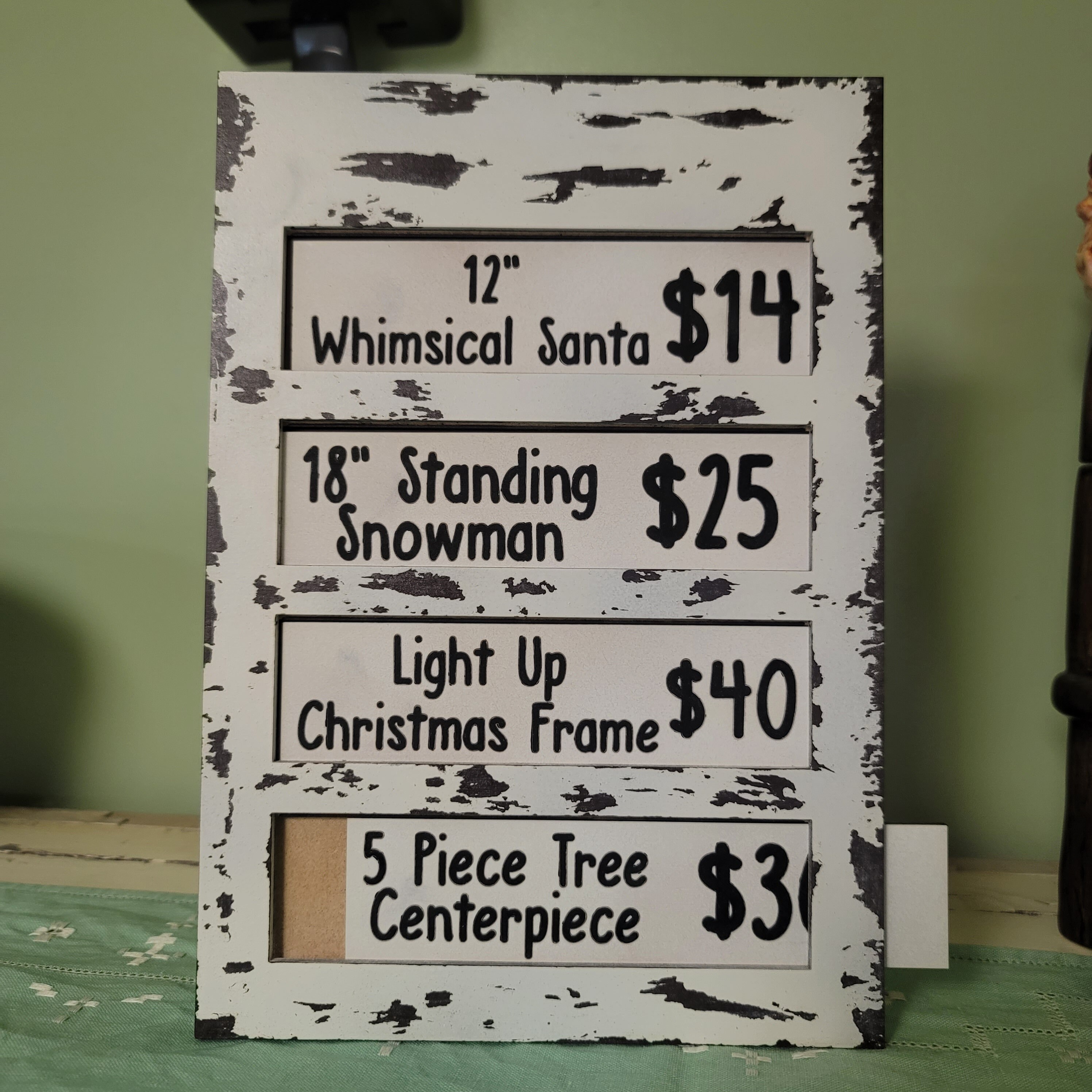 Interchangeable Pricing Frame - Etsy
