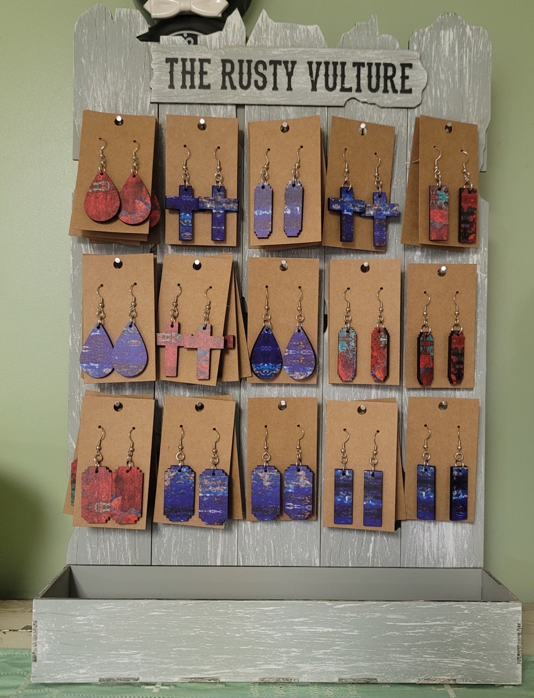 Rustic Fence Jewelry Display - Etsy