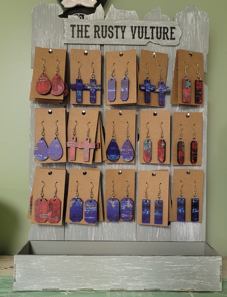 Rustic Fence Jewelry Display - Etsy