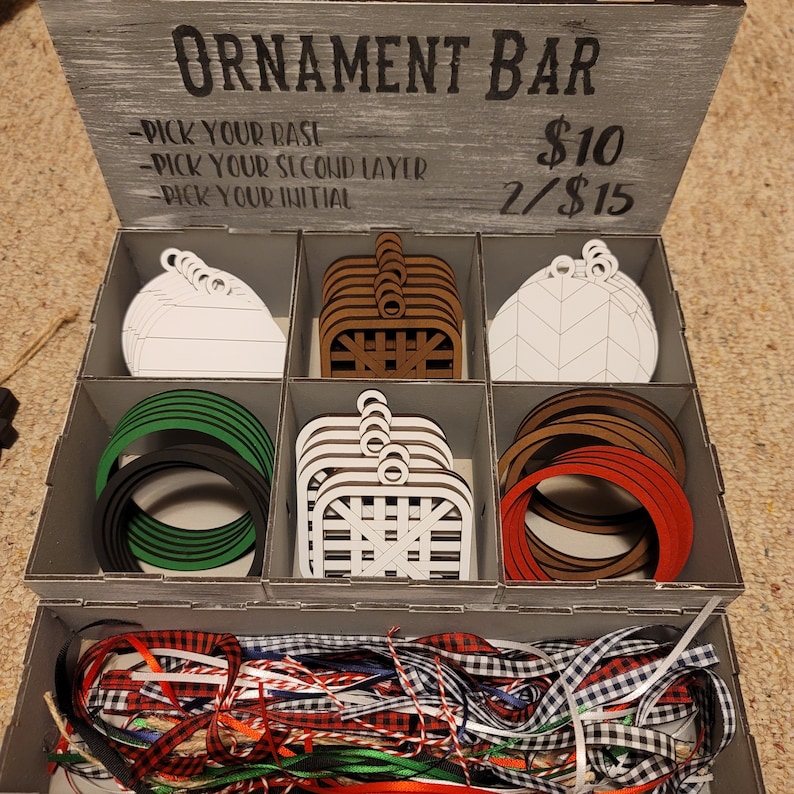 Ornament Bar Display Laser SVG Instant Digital Download - Etsy