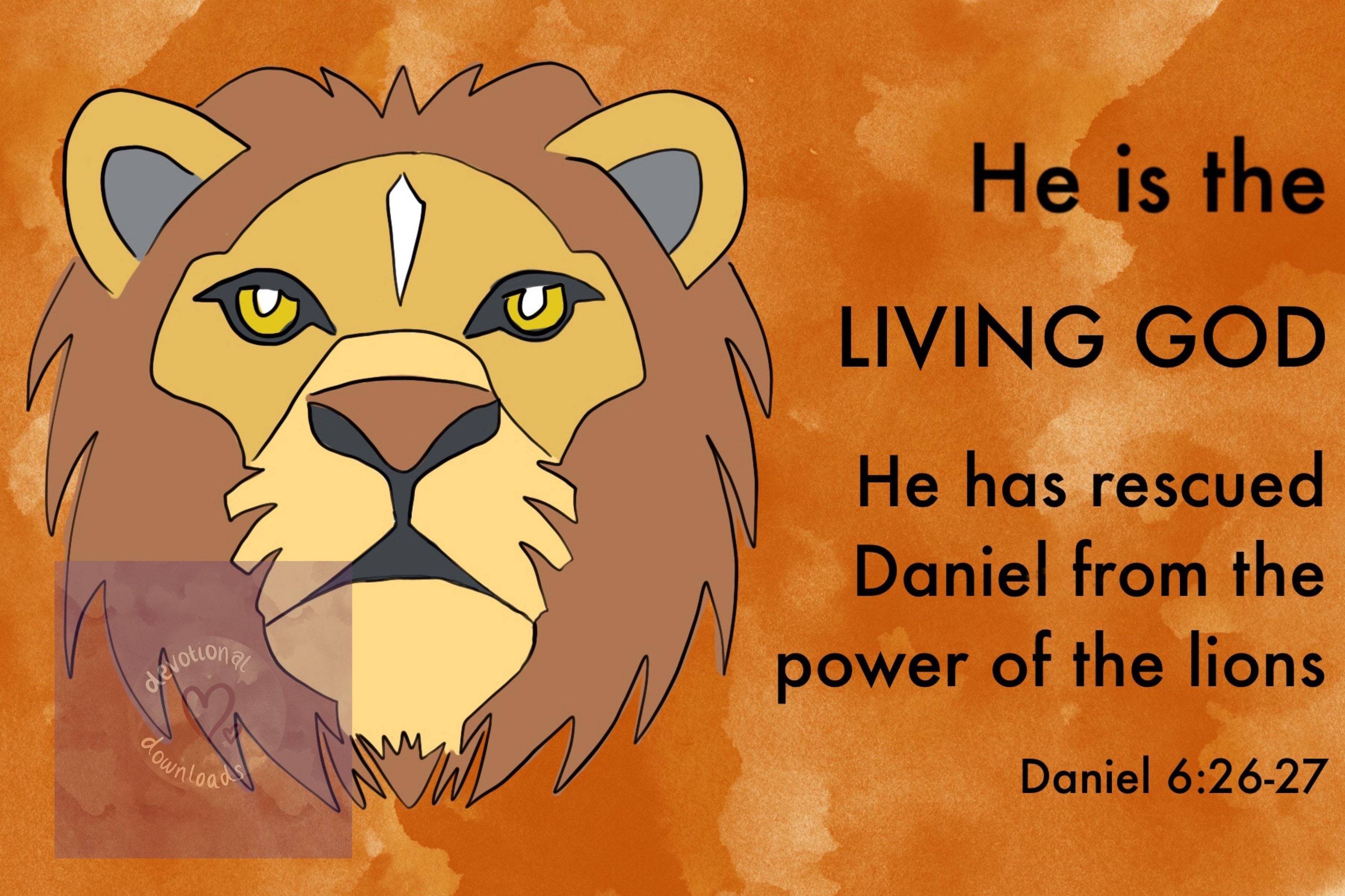 He is the living God print & download - Etsy.de