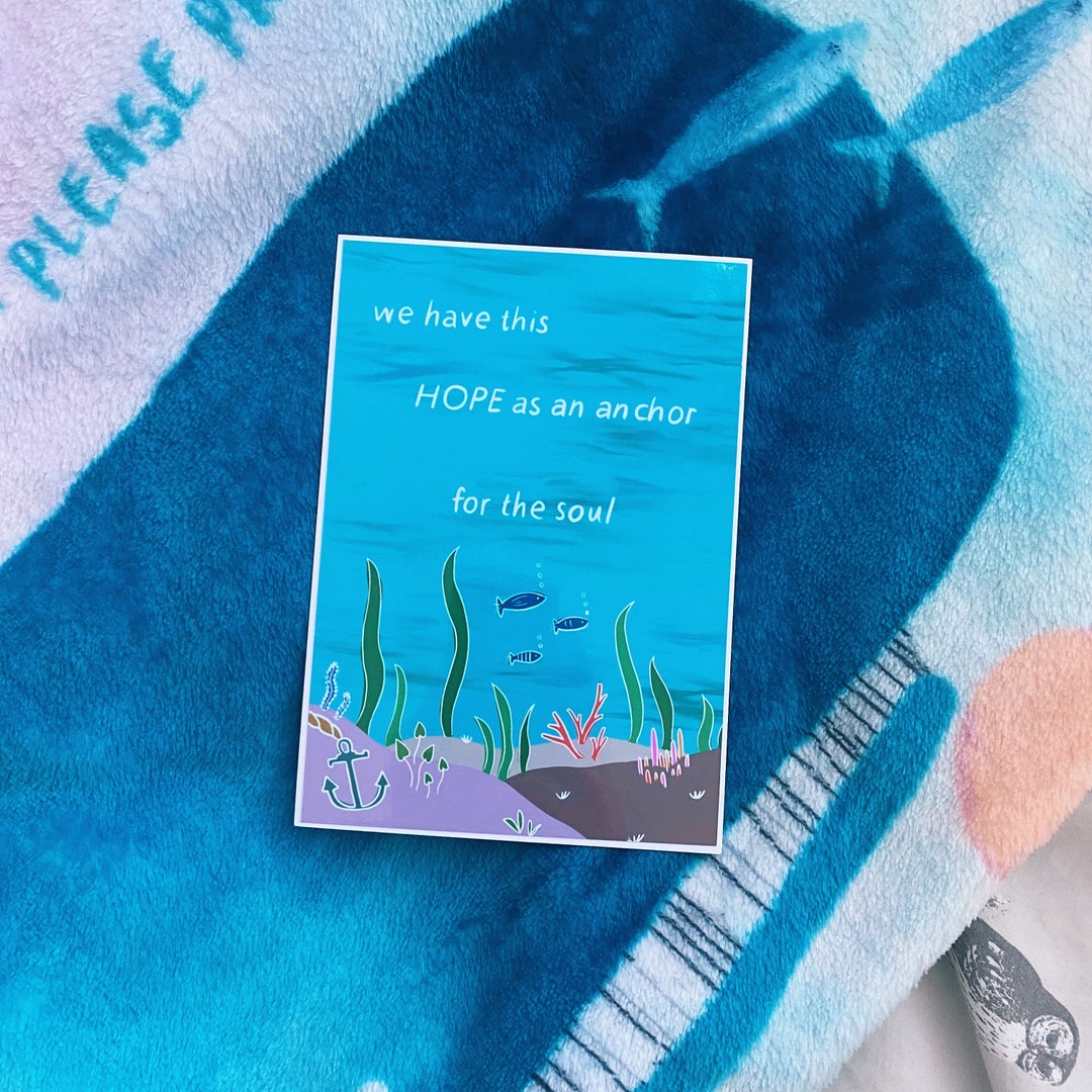 We Have This Hope as an Anchor for the Soul Postcard & Download - Etsy