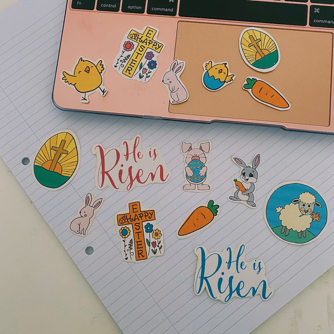 Buy Pack of 15 Easter Stickers Online in India - Etsy