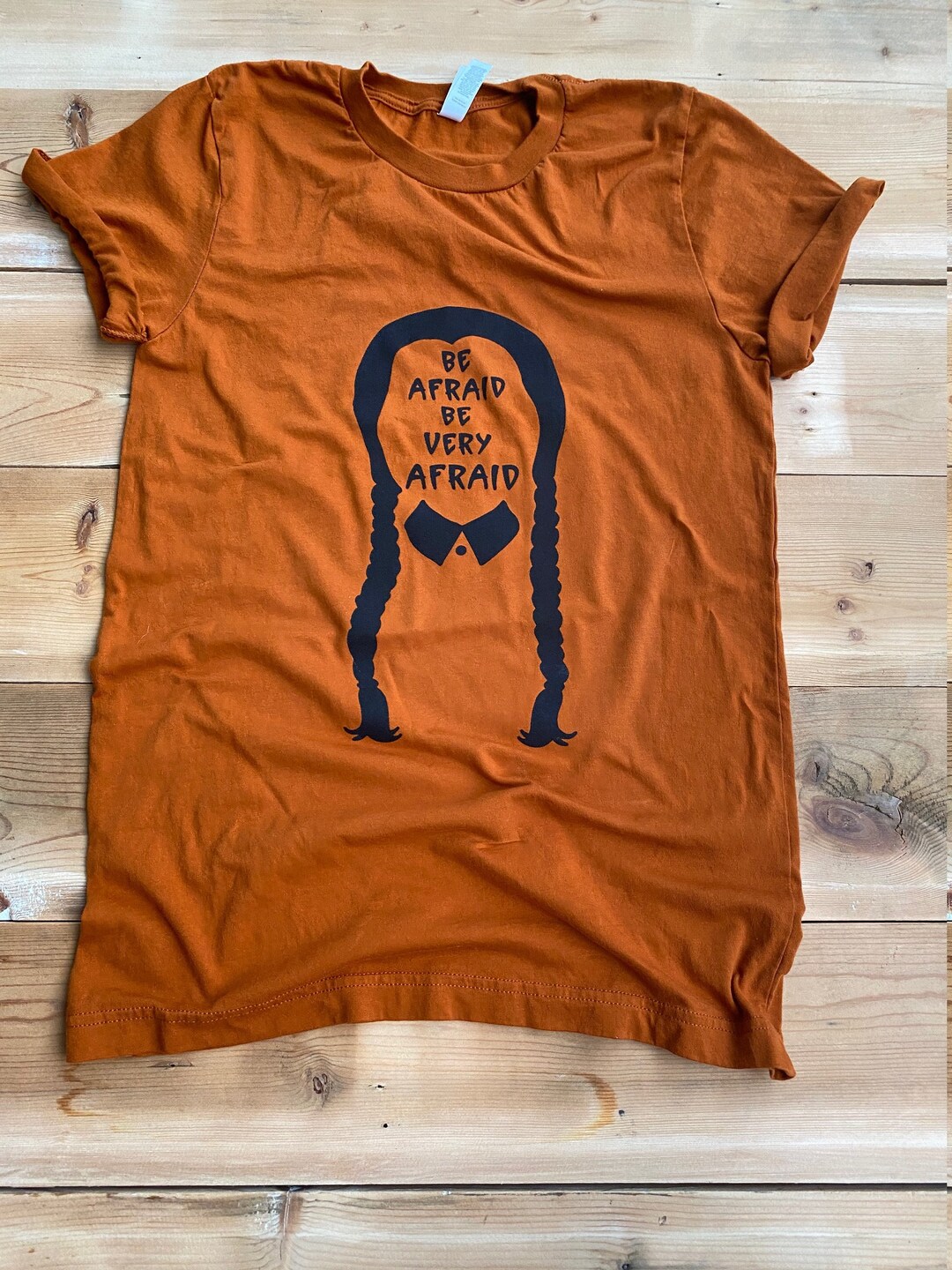 Wednesday Addams - Be Afraid, Be Very Afraid - Shirt - Etsy