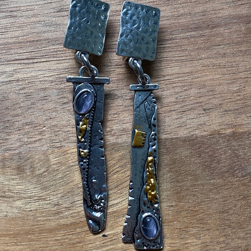 Abstract Earrings - Etsy