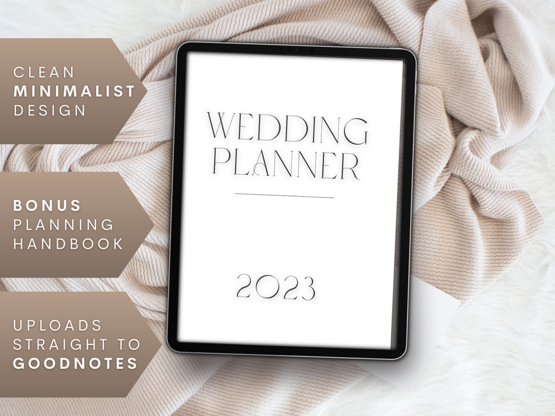 Minimalist Wedding Planner Printable Template Wedding Planner With ...
