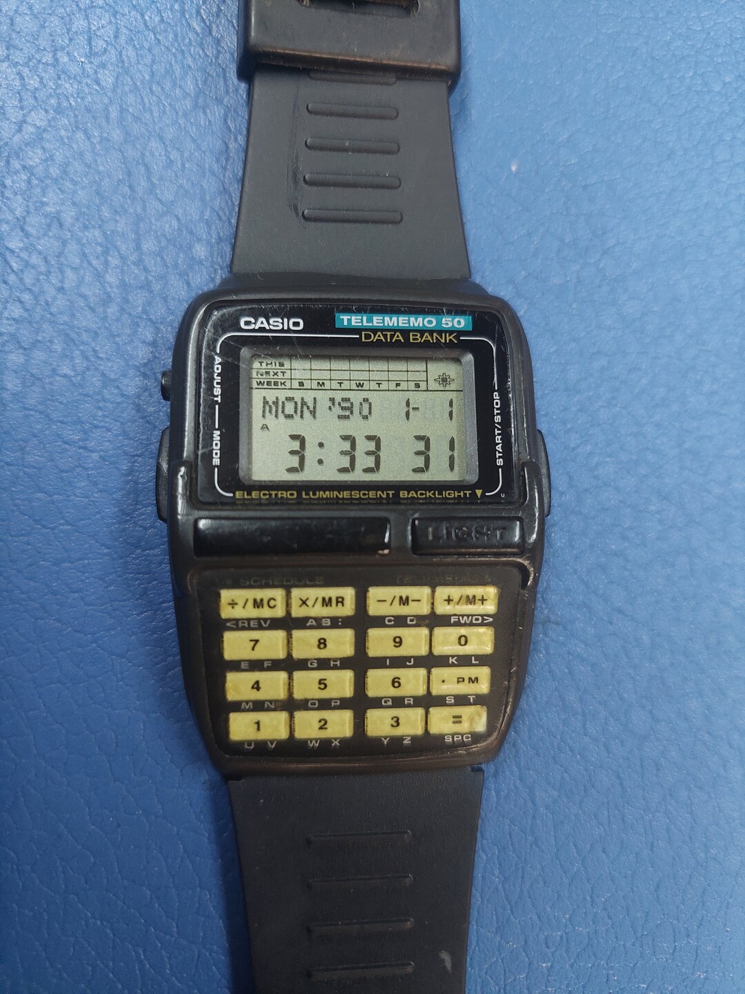 Rare & Vintage Casio DBC-63 Databank Wrist Watch With Luminous - Etsy
