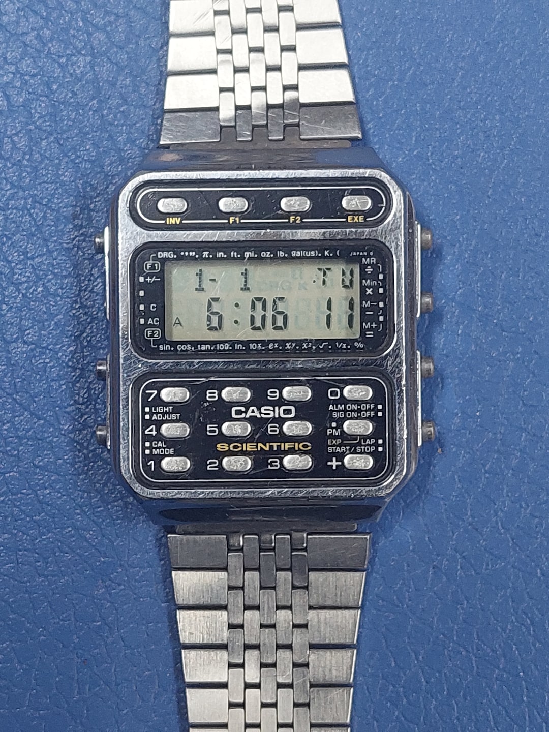 Vintage 1983 Casio 197 Cfx-200 Scientific Calculator Watch - Etsy
