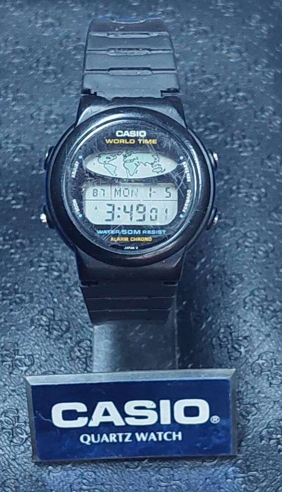 vintage casio world time - Gem