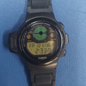 RARE Vintage Casio Cpw-300 Prayer Compass Watch Muslims , Made in Japan ...