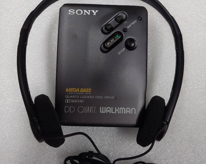 RARE Sony Walkman Wm- Dd33 Quartz Locked Disc Drive Cassette Player W ...