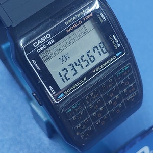 Vintage and Very Rare Casio DBC-62 Databank Wrist Watch Full Working ...