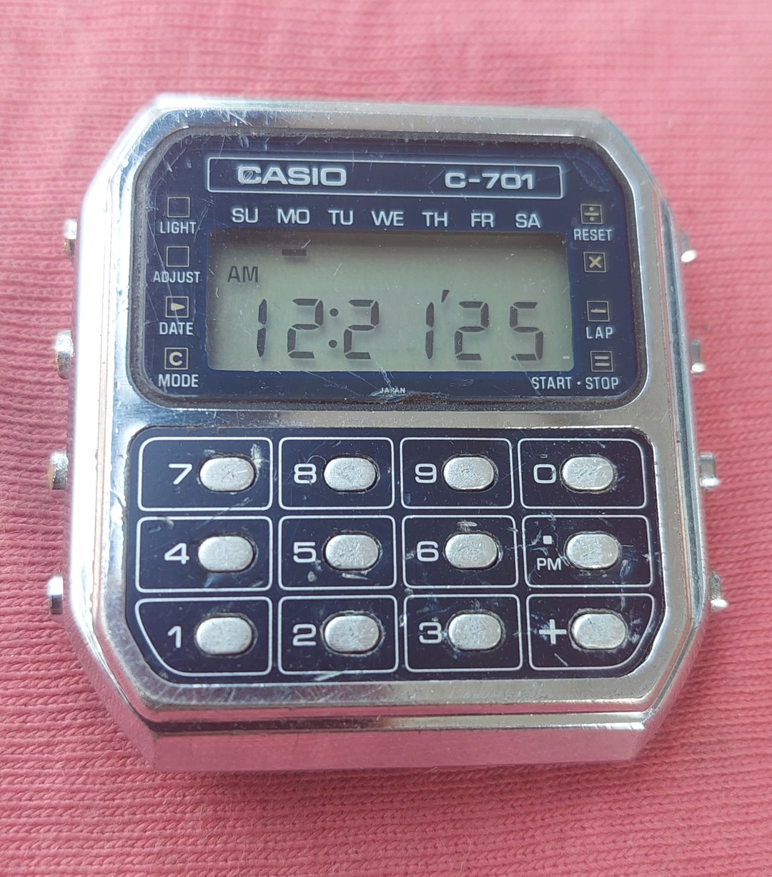 Vtg 80s Casio C-701 Calculator Watch Digital , Japan as is - Etsy