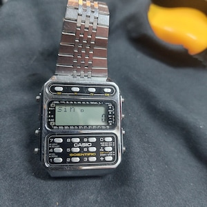 Vintage 1983 Casio 197 Cfx-200 Scientific Calculator Watch *** Great ...