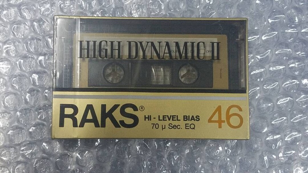Vintage Raks High Dynamic II 46 Blank Cassette - New Sealed - Etsy