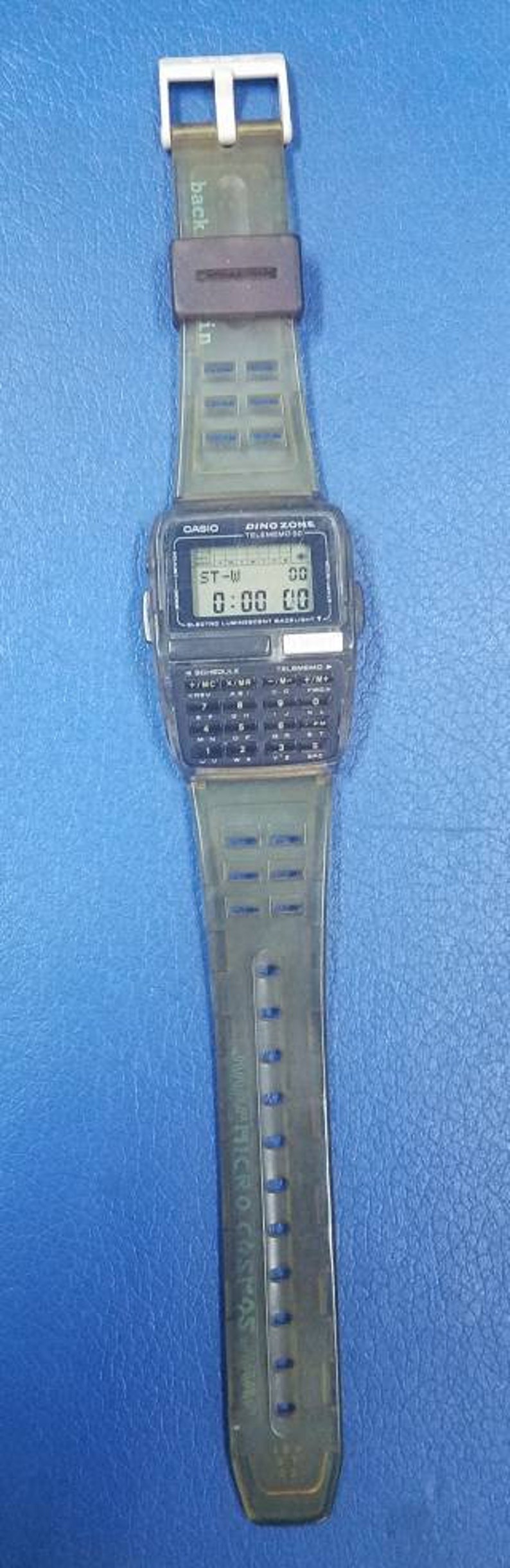 Rare & Vintage Casio DBC-63 Dino Zone Databank Wrist Watch | Etsy