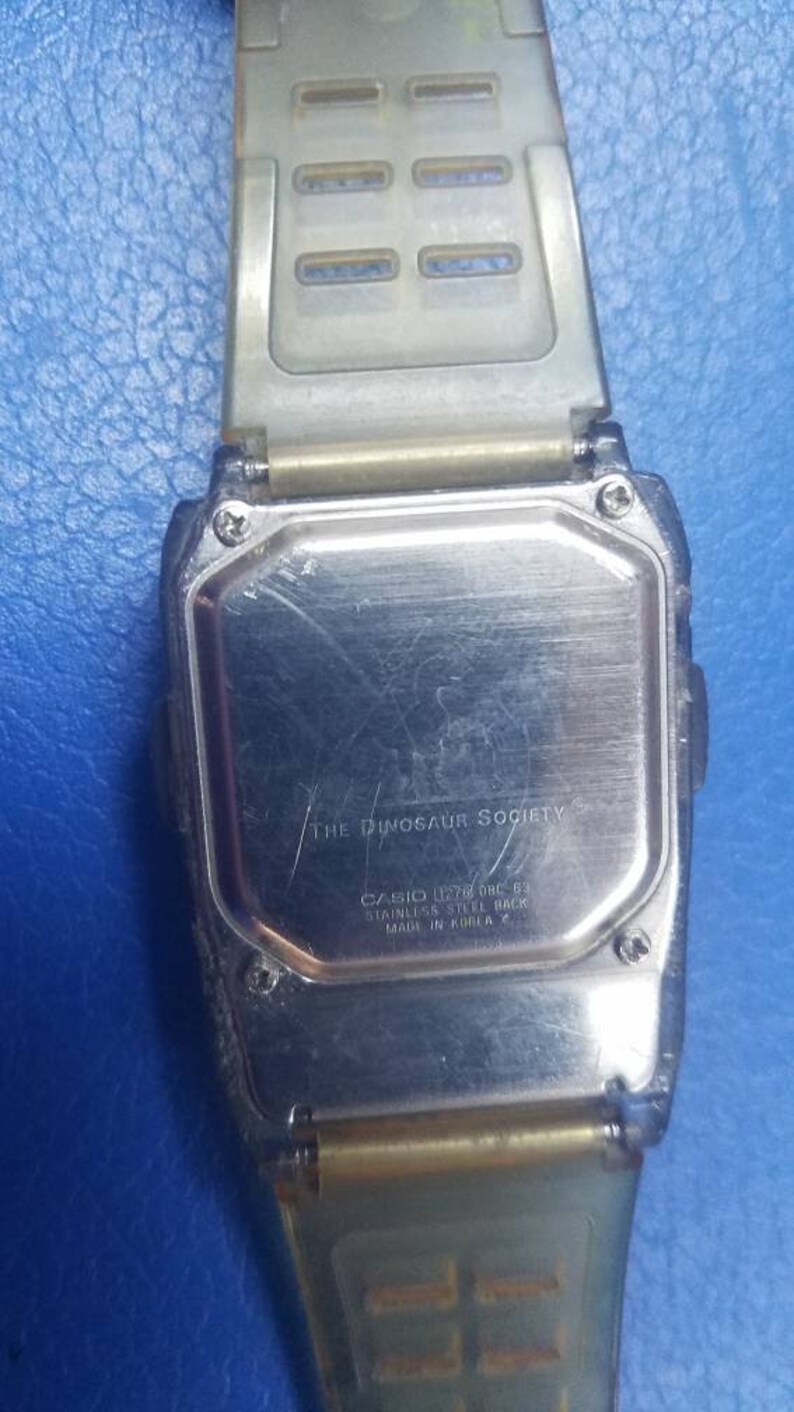 Rare & Vintage Casio DBC-63 Dino Zone Databank Wrist Watch | Etsy