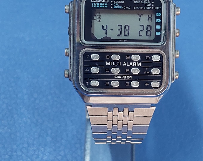 Vintage & Very Rare Casio CA-951 Multi Alarm Calculator Watch Module ...
