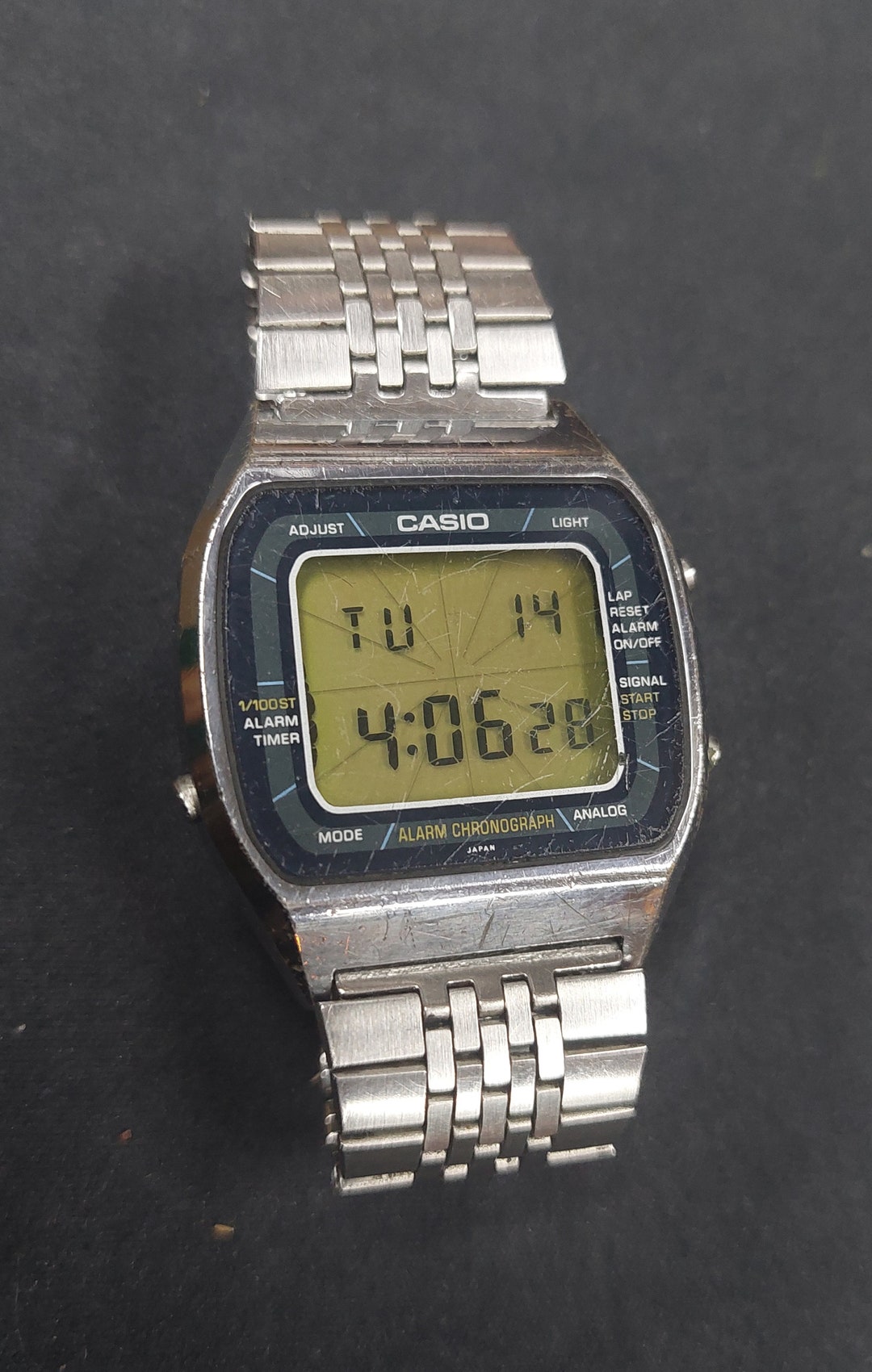 Casio A201 Blue Thunder Watch Module 103 Vintage LCD Watch - Etsy