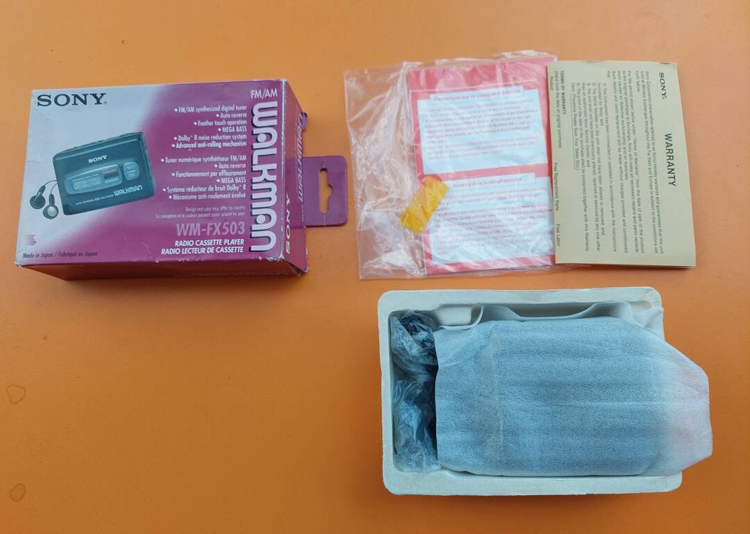 NOS SONY WM-FX503 Walkman Radio Cassette Player *** as is *** - Etsy
