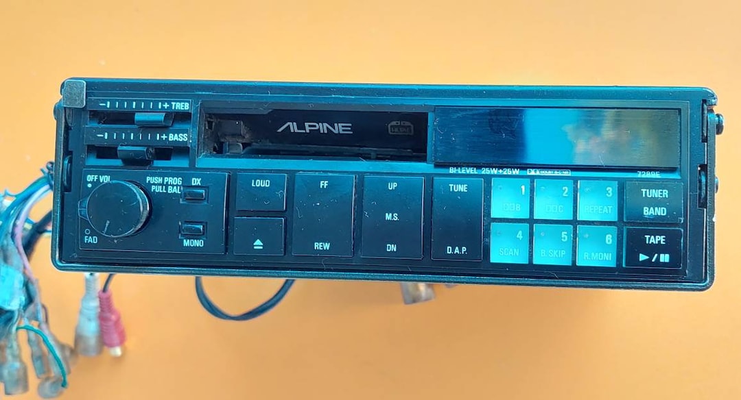 Vintage Alpine 7289E Am/fm Cassette Car Stereo Lamborghini - Etsy