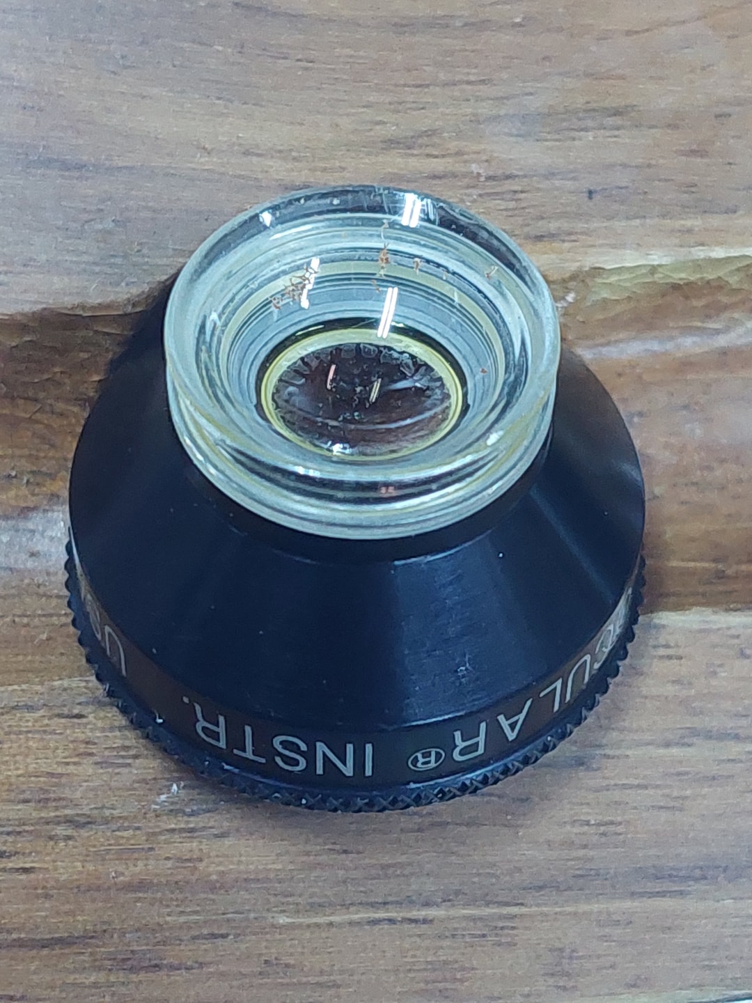 Ocular Abraham Yag Laser Lens W/wooden Box *** Not Tested , Sold as is ...