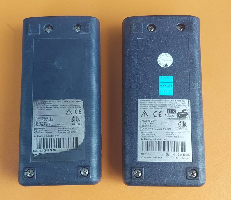 WTW Ph Meter 315i & 330i (as Is) - Etsy