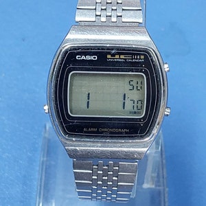 Vintage Casio 79CS-53 Casiotron Universal Calendar Watch *** Fully ...