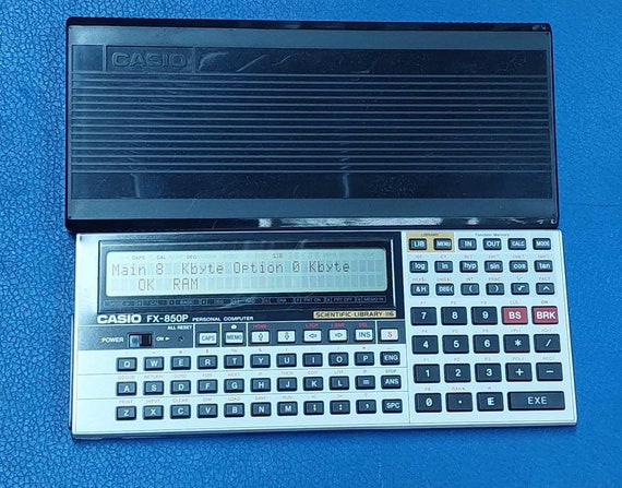 Rare Vintage Casio Fx-850p Pocket Computer Tested Working - Etsy