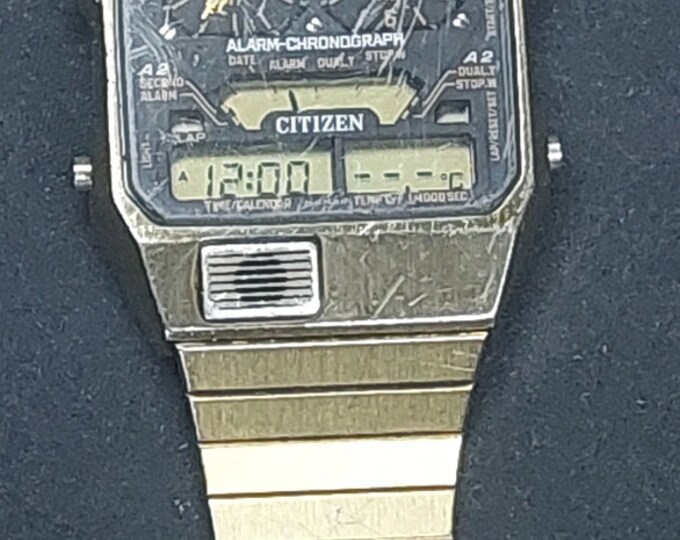 Citizen Digi Ana Temp Vagary Very Rare 8989 Vintage From Japan - Etsy