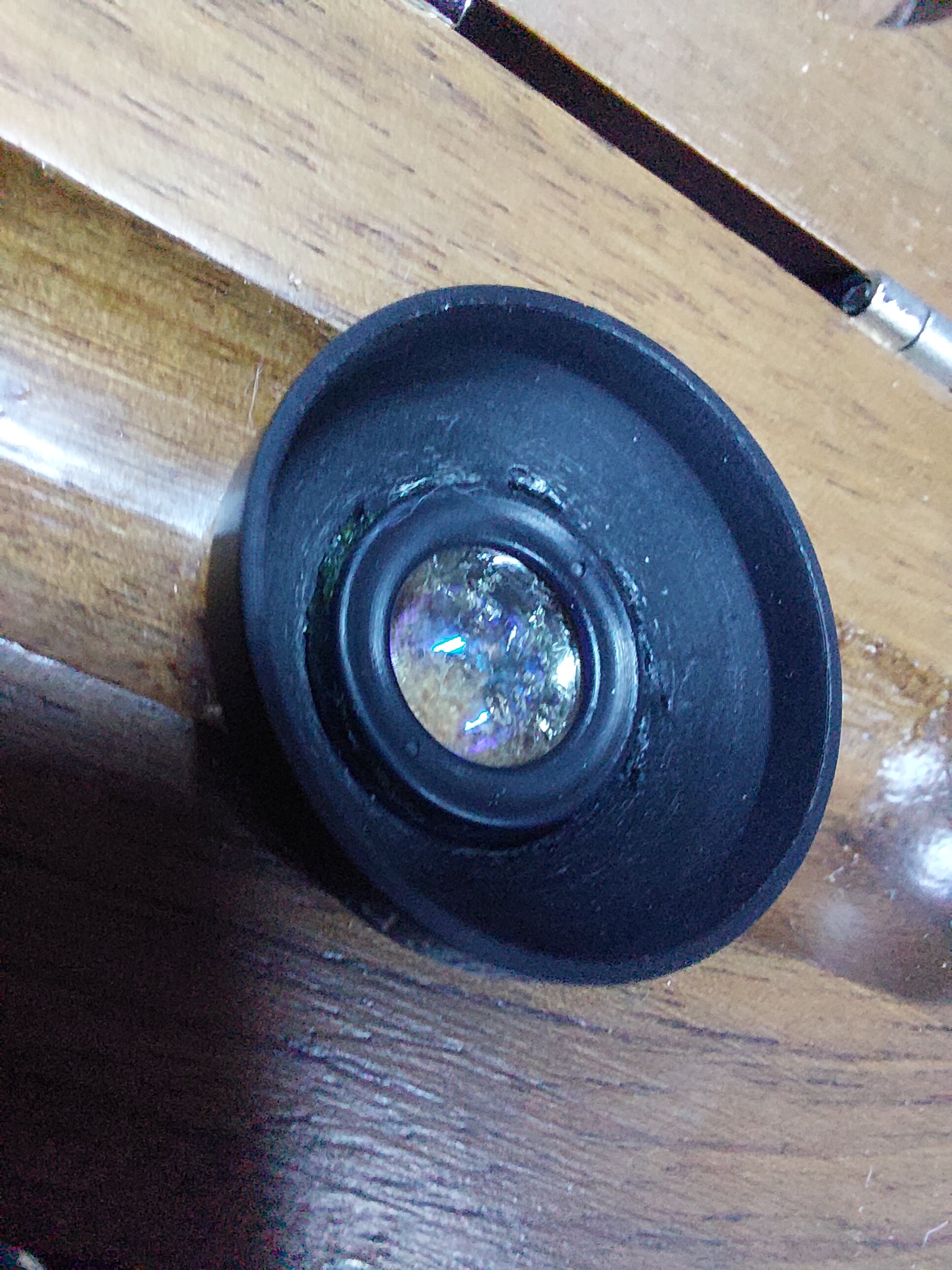 Ocular Abraham Capsulotomy Yag Laser Lens W/ Wooden Box *** Not Tested ...