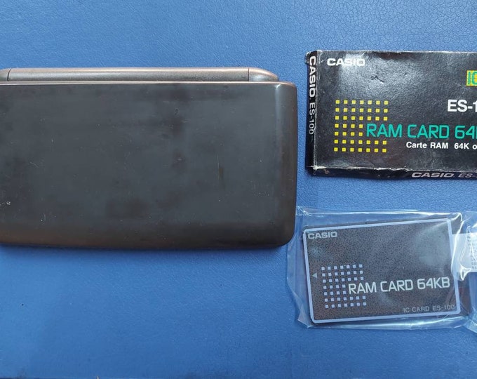 Vintage Casio SF-R20 Super Systemizer Pocket Computer W / Ram Card 64KB ...