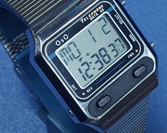 Kessel K 607M Chrono Melody Alarm. Vintage Original Early Digital Watch ...